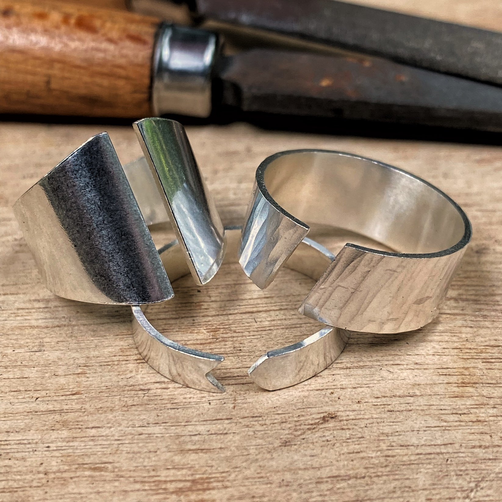 Everyday Workshop - Adjustable Open Ring – Metals & Gems Jewelry Studio